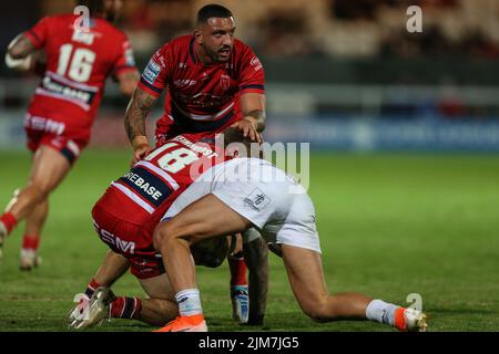 Elliot Minchella #17 of Hull KR after the Betfred Super League match ...