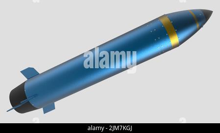 rocket missile ammo war conflict militar warhead nuclear weapon nuke 3d ...
