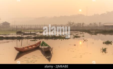 Rawa Pening is a lake in the Ambarawa Basin in Central Java, Indonesia ...