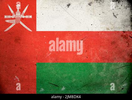 oman flag texture as background Stock Photo - Alamy