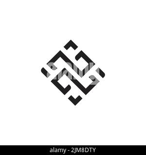 Letter NN square geometric symbol simple logo vector Stock Vector Image ...