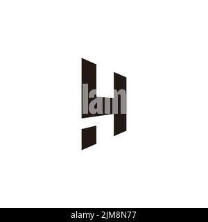 h4 logo, h4 Monogram, Initial h4 Logo, Icon, Vector Stock Vector Image ...