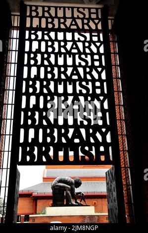 Entrance of British Library Stock Photo - Alamy