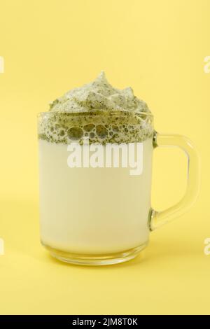 matcha tea selective focus photo. closeup of real japanese matcha tea ...