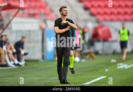 Michal Gasparik during the UEFA Conference League Second Qualifying ...