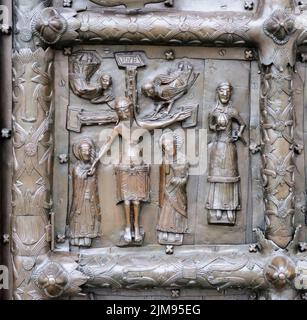 Bronze Bas-relief of Christ Stock Photo - Alamy
