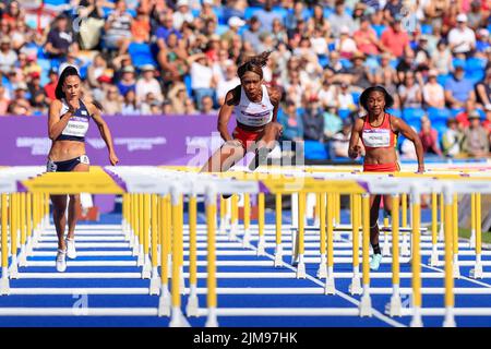 Cindy Sember of England on her way to winning the heat of the women’s ...