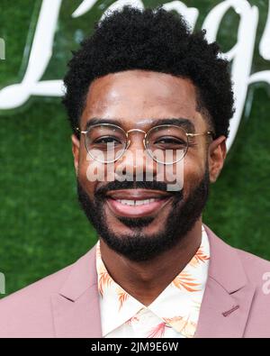 Kendall Johnson arrives at the premiere of "A League of Their Own" on ...