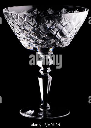 empty clean glass bowl on a white background Stock Photo - Alamy