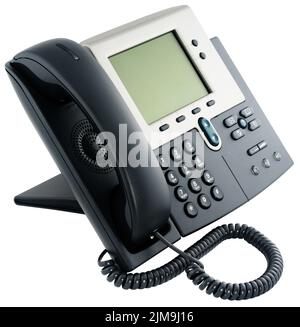Office digital telephone set Stock Photo - Alamy