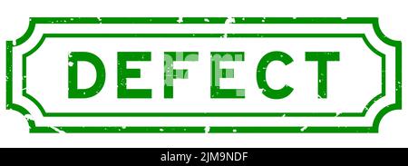 Grunge green failure word square rubber seal stamp on white background ...