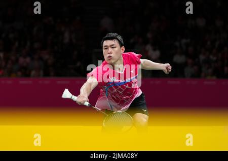 Malaysia's Kian Meng Tan in action against Australia's Gronya ...