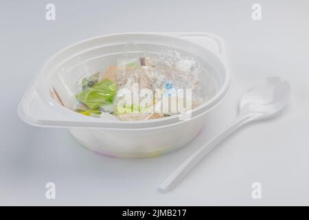 Conceptual visualization of the plastic soup problems by a plastic soup ...