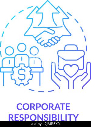 Thin line gradient icon accountability in AI concept Stock Vector Image & Art - Alamy