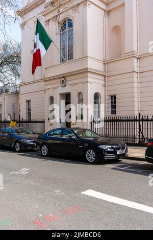 Mexican Embassy St George Street Mayfair London UK Stock Photo - Alamy