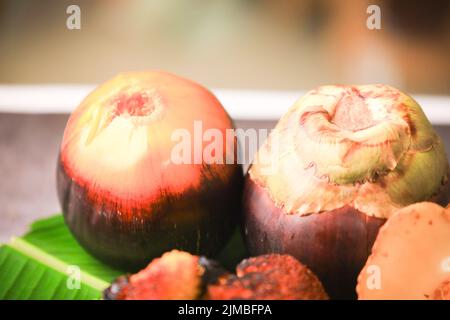 south indian famous toddy palm fruit pulp cake Stock Photo - Alamy
