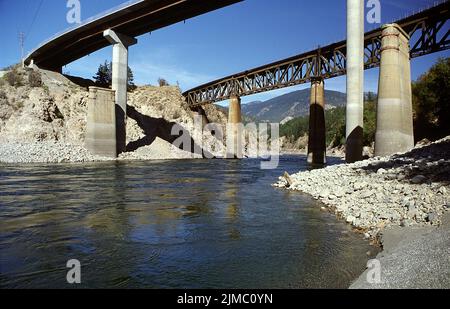 Spences Bridge, Thomson River, British Columbia, Canada Stock Photo - Alamy
