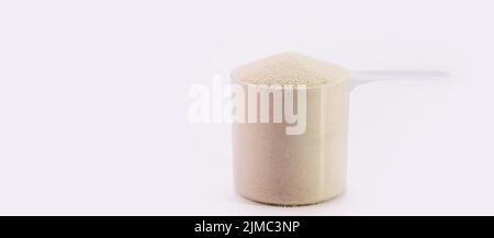 Creatine, food supplement to strengthen muscle fibers, provide energy ...
