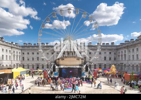 This Bright Land, Somerset House, The Strand, Northbank, London Stock ...