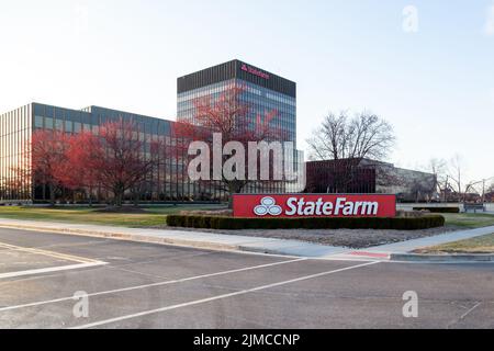 Bloomington, Illinois, USA - March 26, 2022: State Farm corporate ...