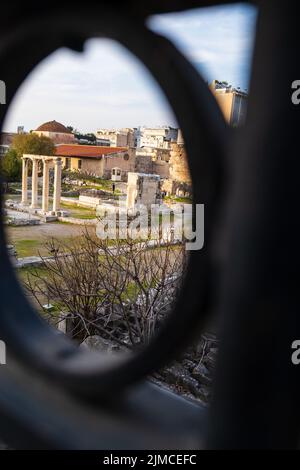 Roman forum, Agora of Athens, Greece Stock Photo - Alamy