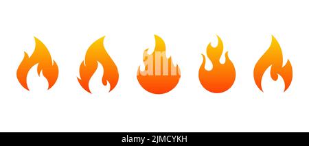 Bonfire set color collection Stock Vector Image & Art - Alamy