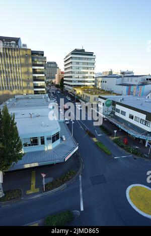 Aerial view of Hamilton CBD, New Zealand Stock Photo - Alamy