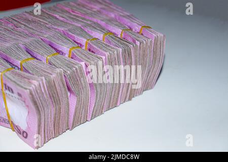 bangladeshi bank note bundle stock on bank Stock Photo - Alamy