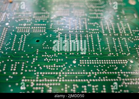 Old computer chips that are out of order. Not working microshops with ...