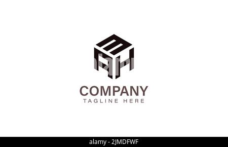Letter MH logo design template. Editable, resizable, vector ...