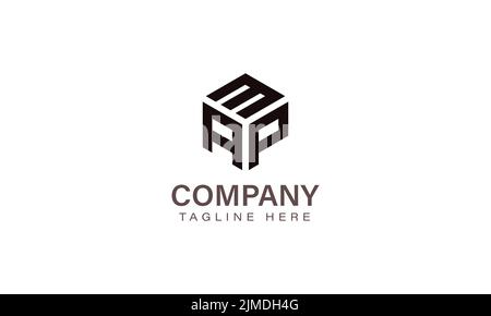 MAP letter logo design for technology company. MAP logo design black ...