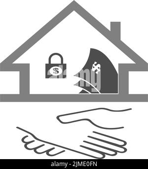 financial center logo design vector illustration icon Stock Vector ...