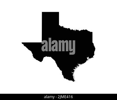 texas tx state map shape silhouette with usa american flag symbol ...