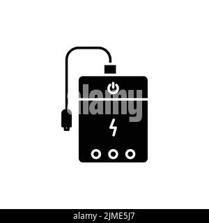 Power bank icon, battery. Icon related to electronic, technology. Glyph ...