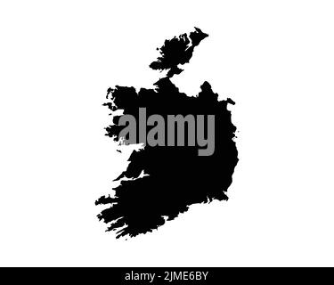 Location map of the REPUBLIC OF IRELAND, EUROPE Stock Vector Image ...