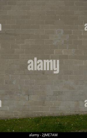Concrete tile cinder block wall cladding texture grey background Stock ...