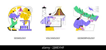 geomorphology science icon vector outline illustration Stock Vector ...