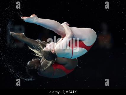 Desharne Bent-Ashmeil and Amy Rollinson of Dive London Aquatics Club ...