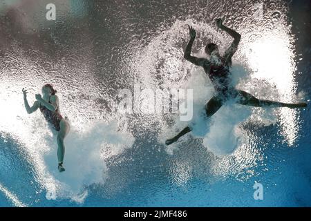 England’s Desharne Bent-Ashmeil in action during the Women’s 3m ...
