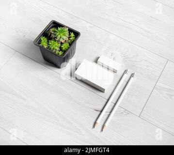 Flat lay with empty showcase of wooden circle podium on orange ...