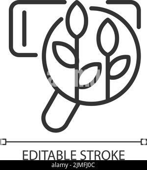 Organic marketing pixel perfect linear icon Stock Vector Image & Art ...