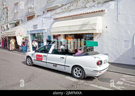 Taxi Capri Italy Stock Photo - Alamy