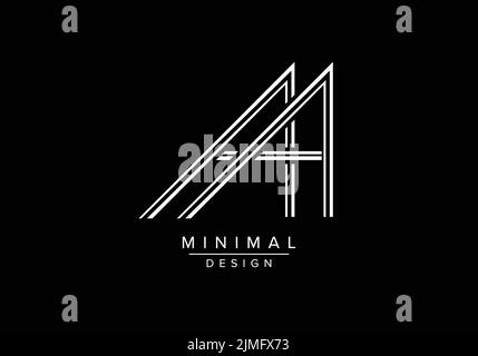 Abstract Alphabets Letters AA or A A Logo Stock Vector Image & Art - Alamy