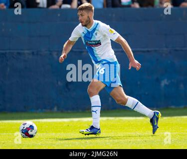 Sam Foley #16 of Barrow A.F.C. applauds at full time during the Sky Bet ...