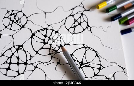 Neurographic art is an easy way to work with the subconscious mind ...