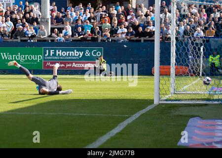 #34, Ben Whitfield of Barrow AFC & #28, Lewis Billington of Crewe ...