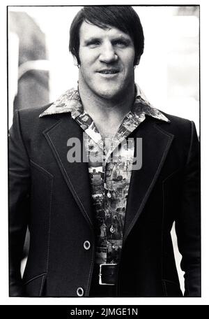 Wrestling champion Bruno Sammartino posing for a portrait during a ...