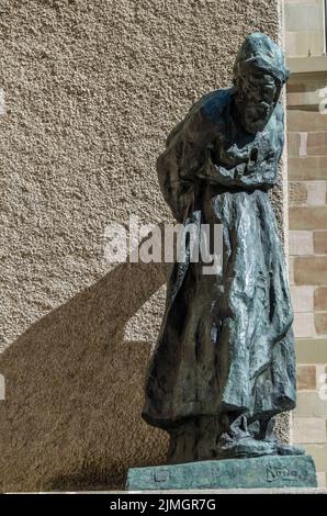 GENEVA, SWITZERLAND - SEPTEMBER 4, 2013: Jeremie (Jeremiah) statue in ...