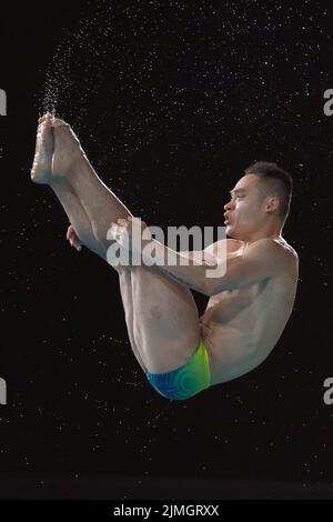 Australia's Shixin Li during the Men's 3m Springboard Final at Sandwell ...