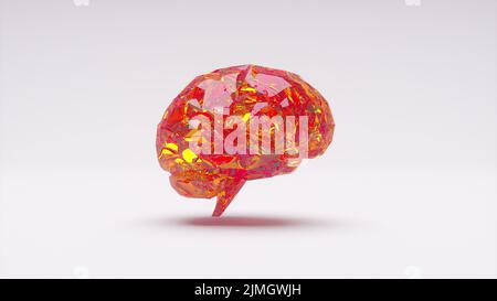 Diamond crystal brain Stock Photo - Alamy